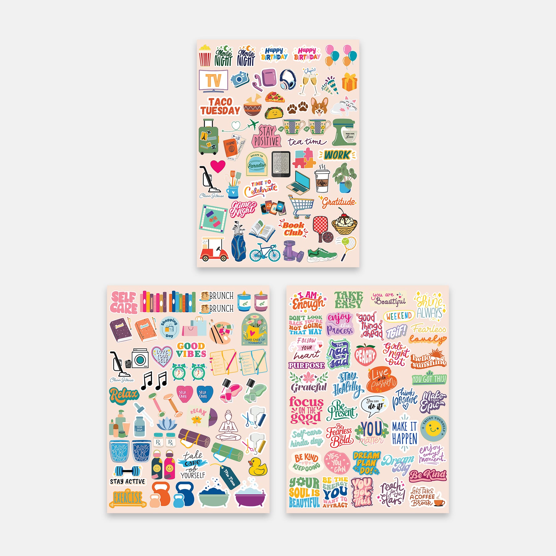 Variety Sticker Sheets | Define